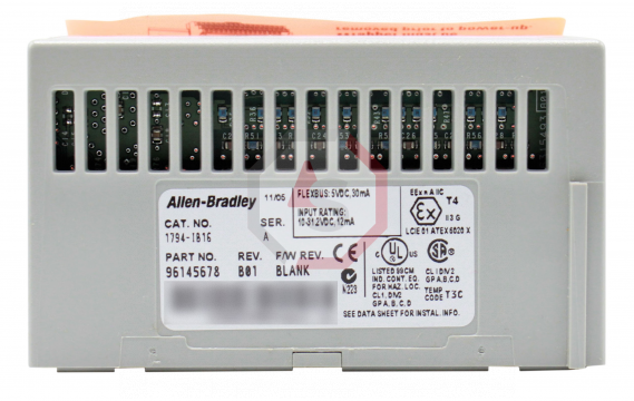 1794-IB16 | Request a Quote | Buy Online | Allen Bradley - PLC Flex I/O ...